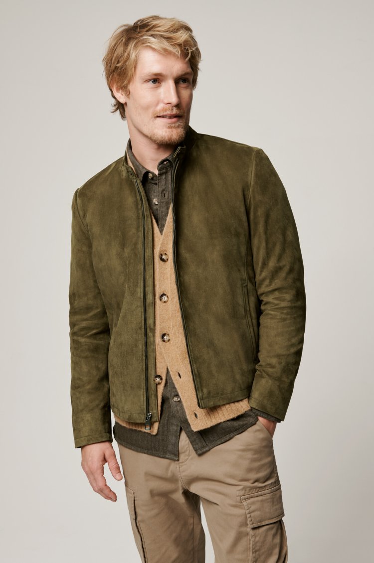 Philip Goatskin Suede Jacket | Overland