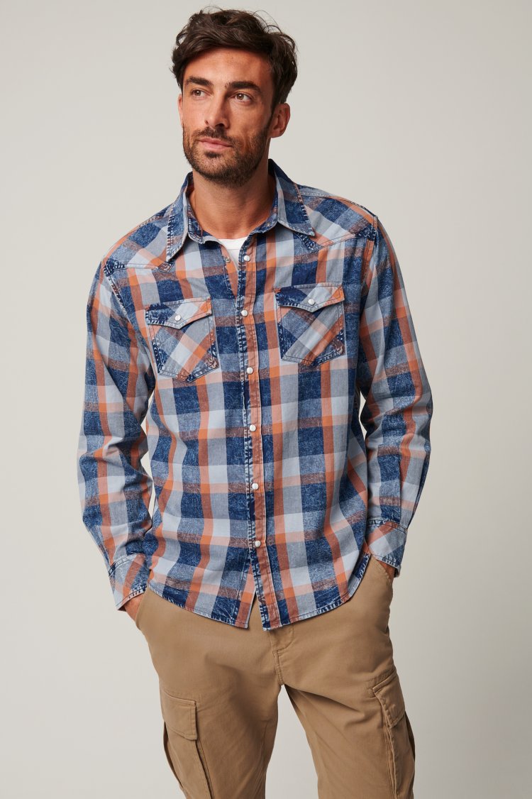 Livingston Ginger Cotton Shirt | Overland