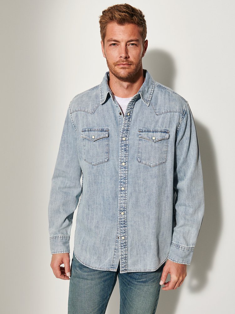 Travis Cotton Denim Shirt | Overland