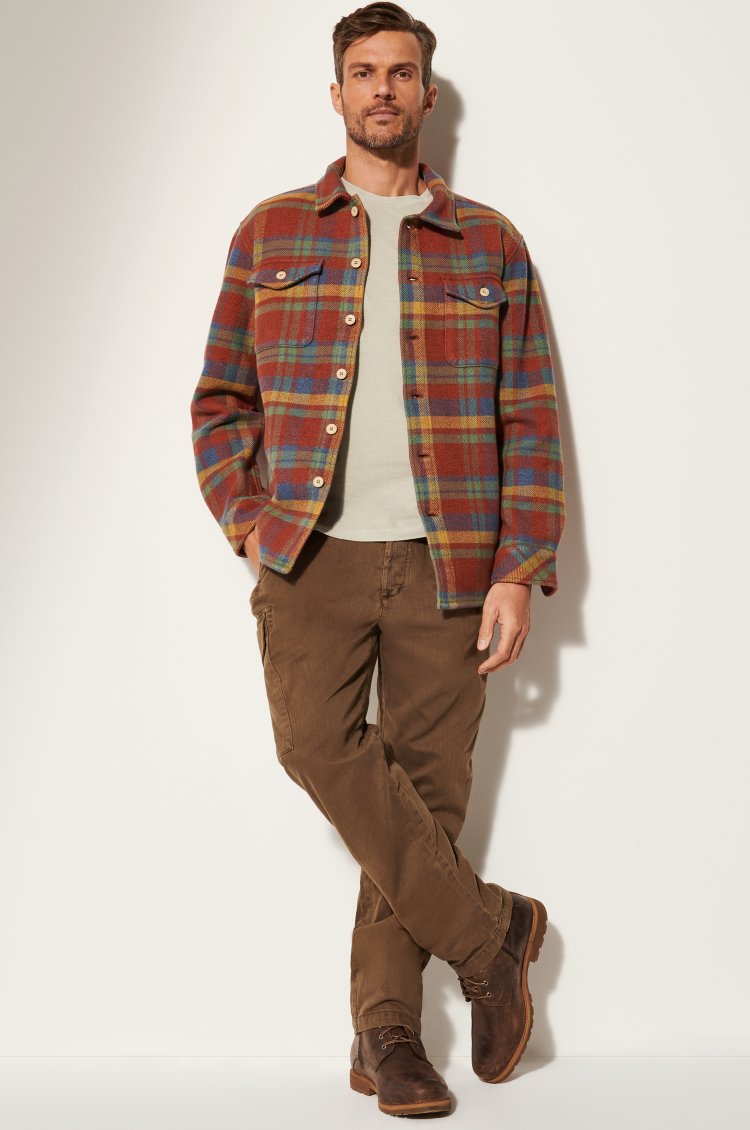Twin Lakes Cotton Plaid Shirt Jacket | Overland