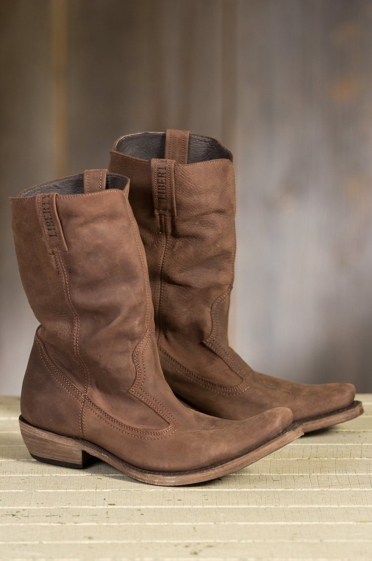 Men’s Liberty Black Toscano Leather Boots | Overland