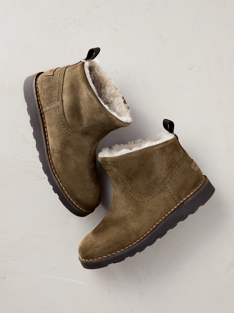Women’s Thea Shearling-Lined Suede Boots | Overland