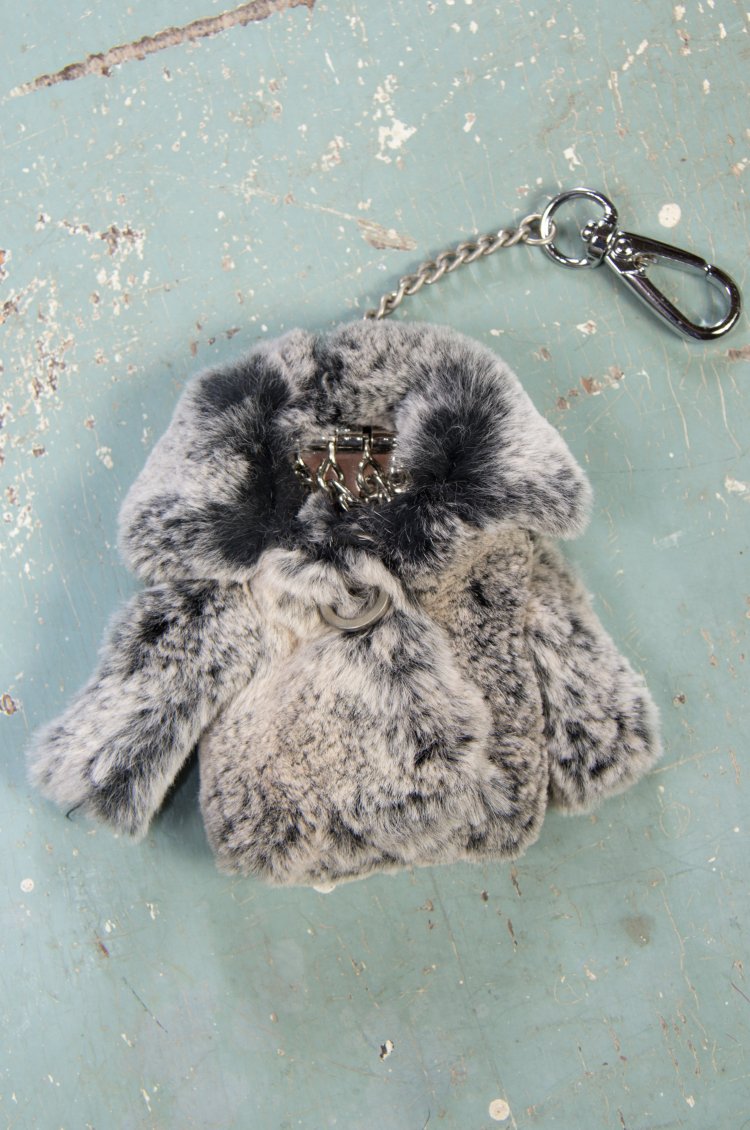 Rex Rabbit Fur Coat Keychain | Overland