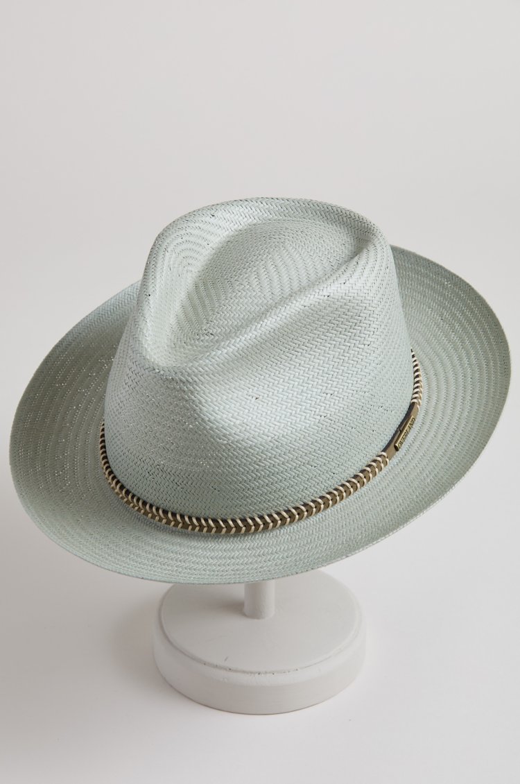 Province Shantung Straw Fedora Hat | Overland