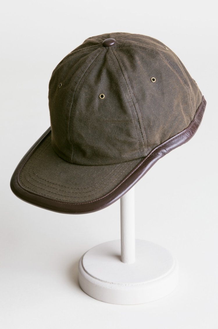 Oil Cloth & Leather Waterproof Baseball Cap | Overland
