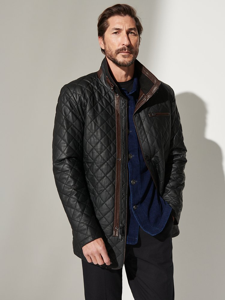 Christian Quilted Leather Coat | Overland