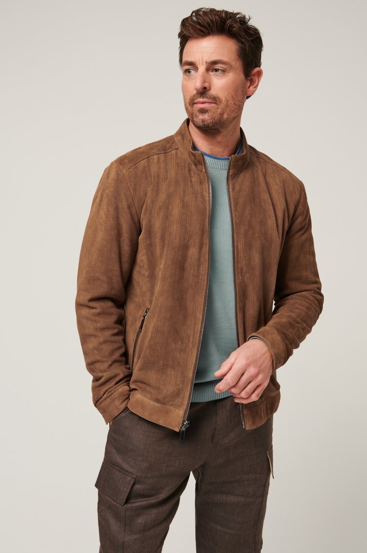Montgomery Suede Leather Jacket | Overland