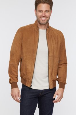 Jonathan Reversible Italian Lambskin Suede Leather Jacket | Overland