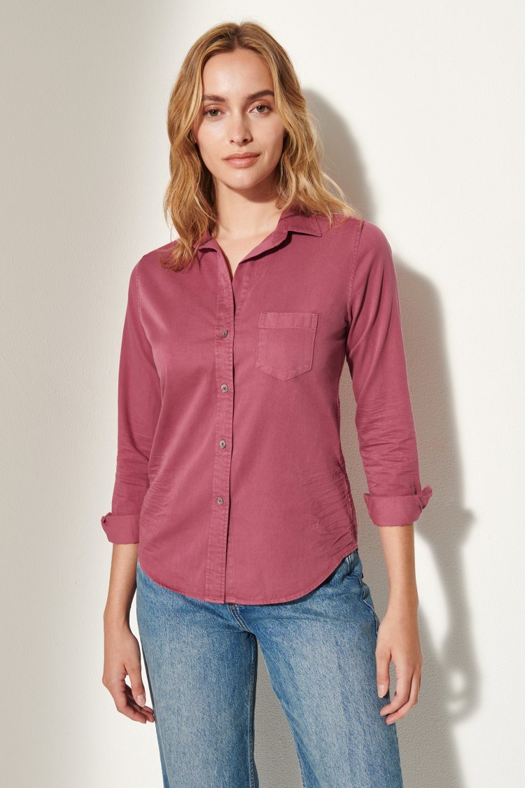 Eloise Cotton-Blend Shirt | Overland