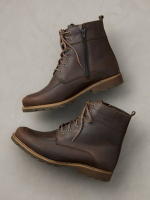 Men’s Renzo Shearling-Lined Leather Boots | Overland