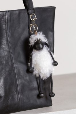 Tibetan Lamb Fur Sheep Keychain | Overland
