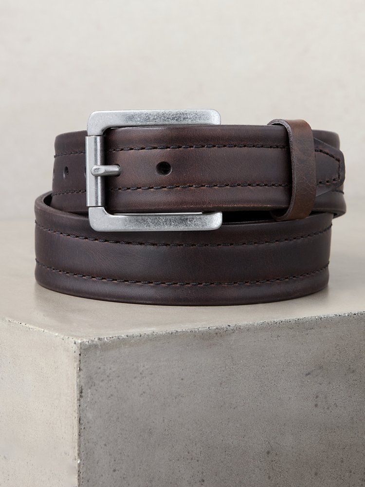 Parker Bison Leather Belt | Overland