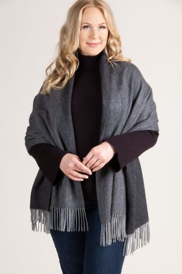 Anita Reversible Cashmere Shawl | Overland